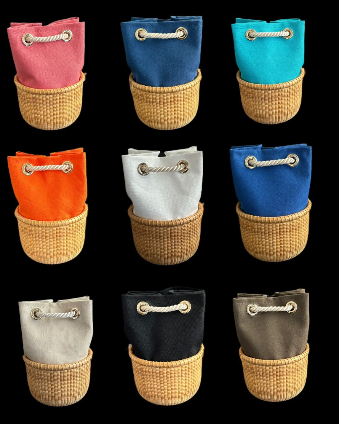 GrayMist Original Diddy Bag for 6 in. Round Basket and Sand Pail ...